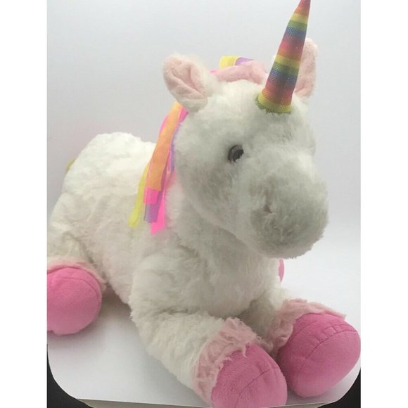 Toys ''R'' Us | Toys | Toys R Us Large 8 White Unicorn Stuffed Plush ...